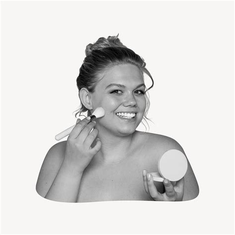 Woman Applying Makeup Beauty Cut Premium Psd Rawpixel