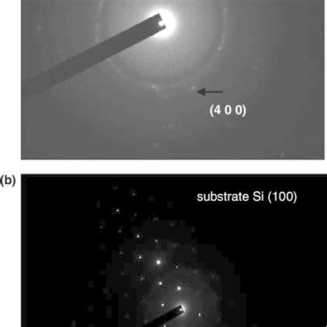 Electron Diffraction From Si 3 N 4 Si 100 Heterostructure Obtained In