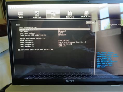 New Msi Laptop Doesnt Boot Up Properly Rlaptops