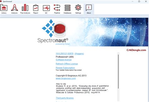 Spectronaut 20 Engineering Software Download