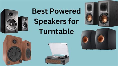 13 Best Powered Speakers For Turntable Ultimate Guide