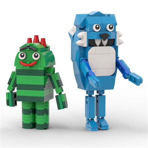 Moc Factory 89057 Yo Gabba Gabba Brobee Plex Toodee Foofa Muno With 636