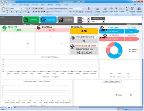 Planilha Excel Vba Controle Financeiro Rgb Hotmart Hotmart