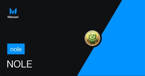 Nole Price Nole To Usd Research News And Fundraising Messari