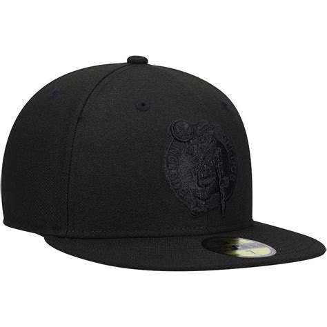 New Era Boston Celtics Black On Black 59fifty Fitted Hat
