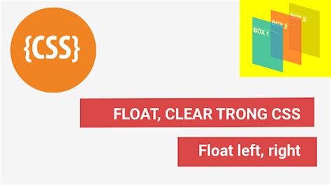 Thuộc Tính Float Và Clear Trong Css