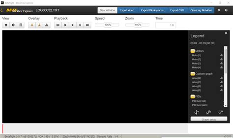 betaflight 3 5 x blackbox log header not complete on openlog · issue