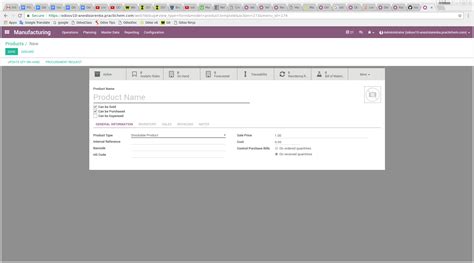 How To Display Unit Of Measure Field On Product Form In Odoo 10