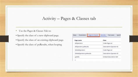 Pega Activity And Its Methods