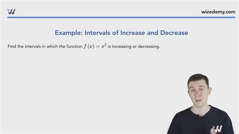 Intervals Of Increase And Decrease Wize University Calculus 1