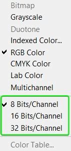 Bit VS Bit VS Bit In Photoshop What S The Difference