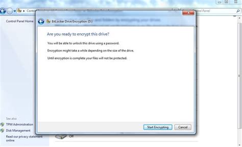 Bitlocker Drive Encryption In Windows 7 Techyv Com
