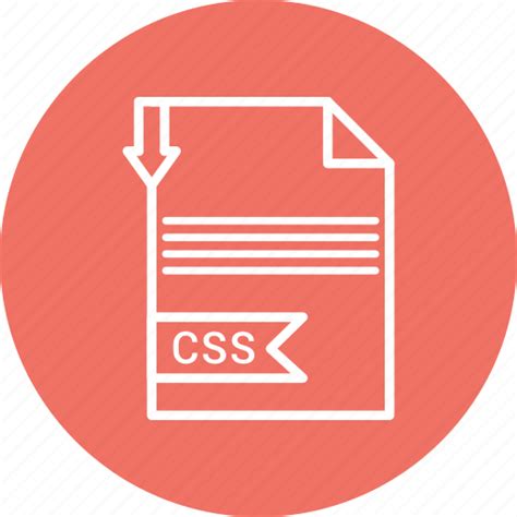 Css Document Extension File Icon Download On Iconfinder