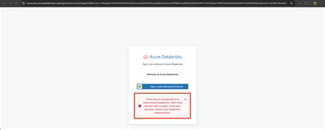 Unable To Login To Azure Databricks Account Console Microsoft Qanda