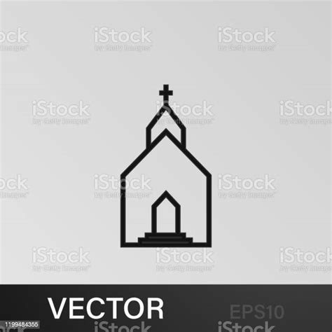 교회 아이콘 모바일 개념 및 웹 앱 일러스트에 대한 결혼식의 요소 웹 사이트 디자인 및 개발 응용 프로그램 개발을위한 얇은 라인 아이콘 프리미엄 아이콘 병원에 대한 스톡