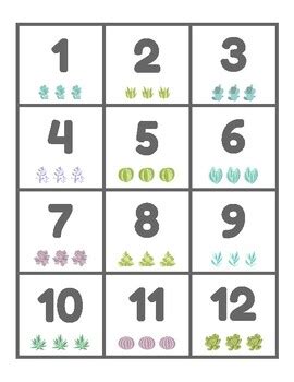 Succulent Themed Calendar Numbers By Camp Kappel TPT