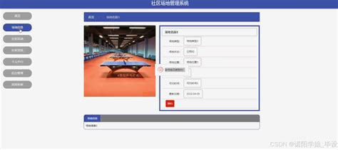 Springboot毕设 社区场地管理系统 程序论文 Csdn博客