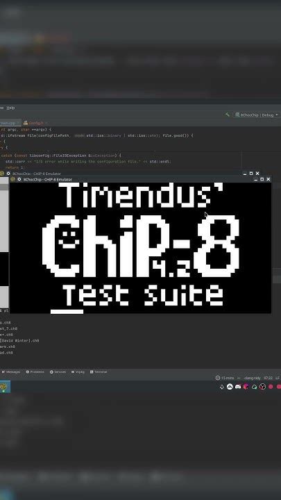 40 Hours Of My Chip8 Emulator Coding Gaming Youtube