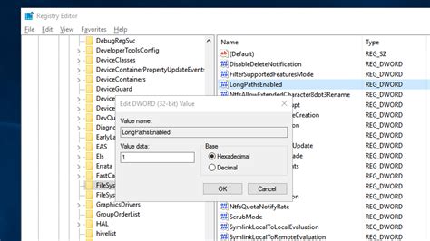 Windows 10 Allows File Names Longer Than 260 Characters With A Registry Hack