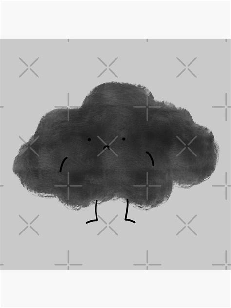Cute Cloud Poster For Sale By Propagandism Redbubble