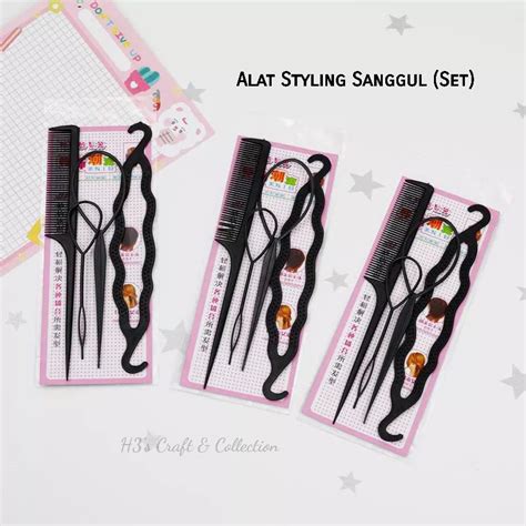 Comb Hair Bun Styling Tool Set Shopee Philippines