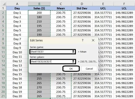 How To Create A Control Chart In Excel Clickup