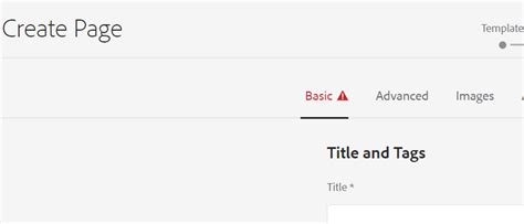 Error On Basic Tab On Page Creation Aemaacs · Issue 2351 · Adobeaem Core Wcm Components · Github