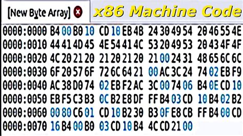 X86 Machine Code Youtube