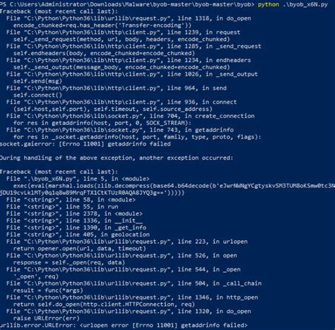 Unpack Requires A String Argument Of Length 4 · Issue 74 · Malwaredllc