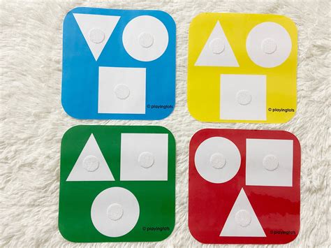 Shapes And Color Sorting Activity Printable Shapes And Colors Etsy