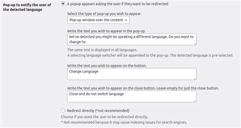 Automatic User Language Detection Translatepress