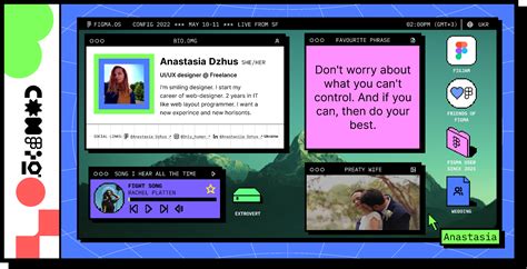 Config 2022 Name Badge Anastasia Dzhus Figma