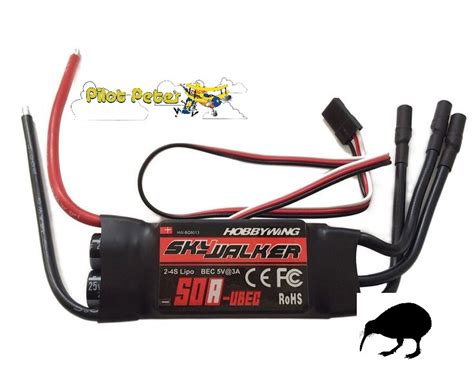 Program Card For Original Hobbywing Skywalker ESC Pilot Petes