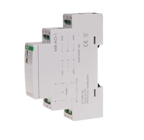 modbus mr ao 1 modulo 4 uscite analogiche 0 10vdc modbus rtu
