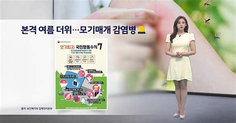 [이슈날씨] 본격 여름 더위 모기매개 감염병 주의