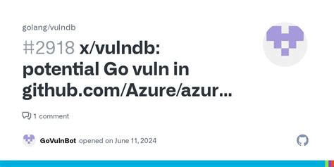 Xvulndb Potential Go Vuln In Azureazure Sdk For Gosdk