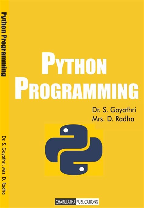 Python Programming Dr S Gayathri D Radha Books