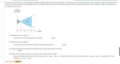 Solved And Region R2 Has Area 9750 A Interpret The Area Chegg Com