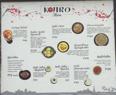Kojiro Ojiisan Food House In Cavite Home Of Koroke And Veggie Filled