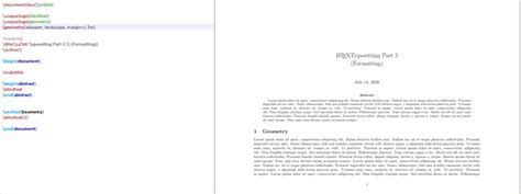 Latex Typesetting Part 3 Formatting Fedora Magazine