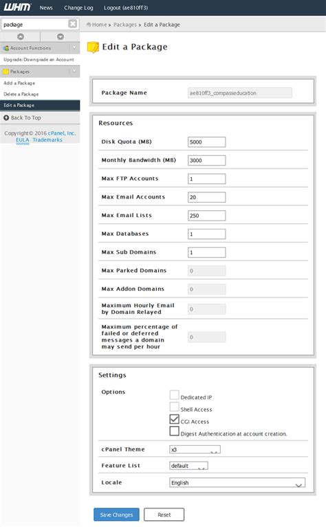 View This Video Tutorial To Learn More About The Process To Edit Package In WHM
