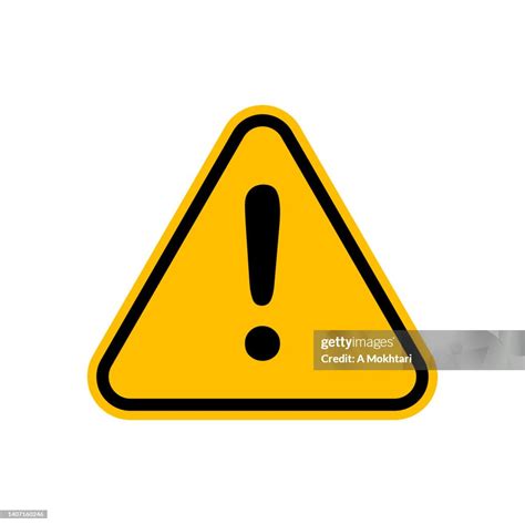 Danger Triangle Icon High Res Vector Graphic Getty Images
