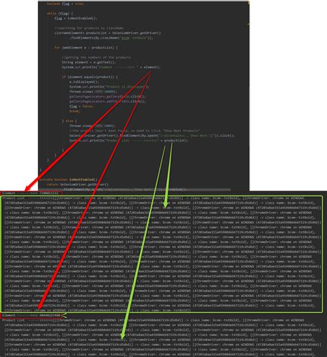 Automated Testing How To Correctly Update The Webelement List