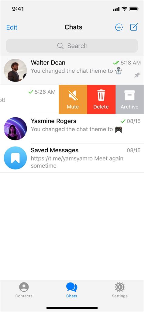 Telegram Ios App Explore Real World Designs From The Best Products On