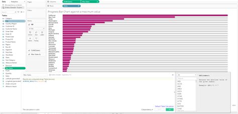 How To Create A Progress Bar Chart In Tableau Visualitics