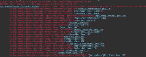 스프링 jasperexception
