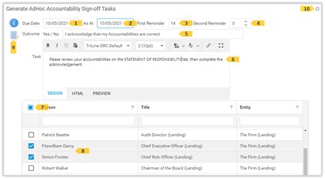 The Tasks Are Created And Are Scheduled For Generation On The First