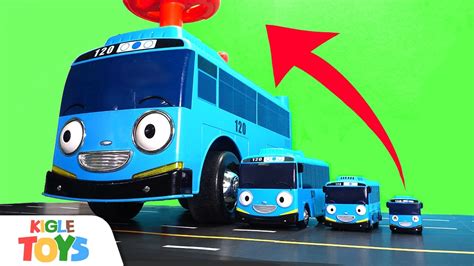 타요가 커졌어요 쌍둥이 버스 장난감 경찰차 구급차 소방차 꼬마버스 타요 몬스터 폴리스 키글 토이 Kigle Toys Youtube