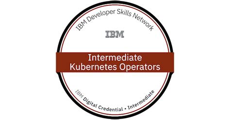 Intermediate Kubernetes Operators Credly