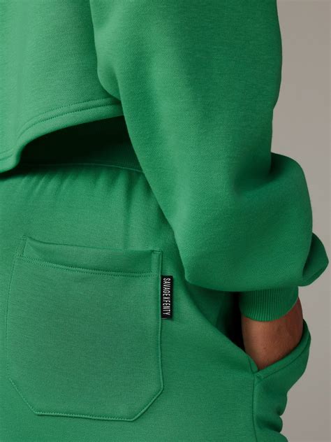 Essential Scope Logo Trim Sweatpant In Green Savage X Fenty France